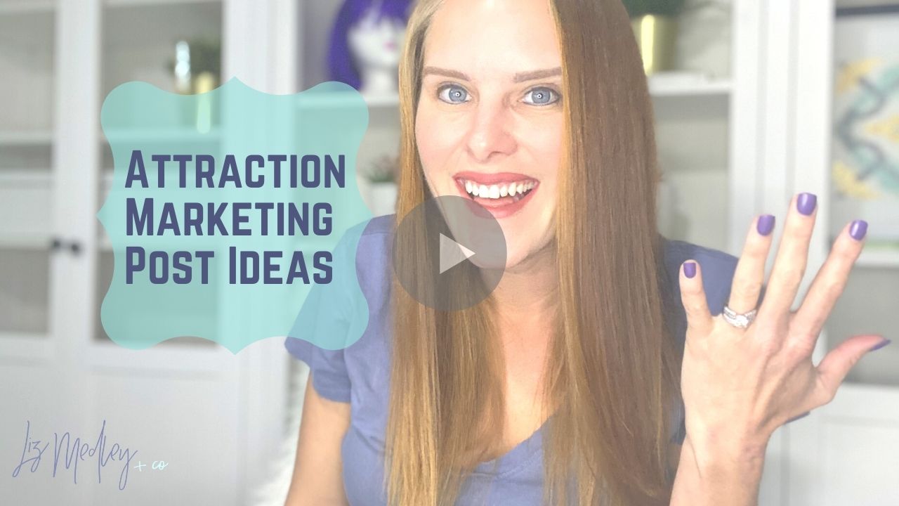 Attraction Marketing Post Ideas for Business.